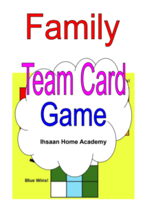 Family Team Card Game - Ihsaan Home Academy Shop